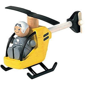 PlanToys Helicopter with Pilot Playset