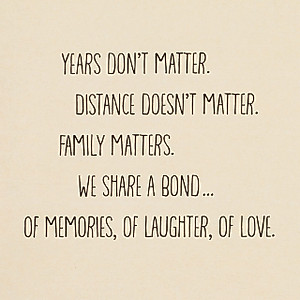 Hallmark Birthday Card for Mom, Aunt, Sister, Grandma (What Matters)