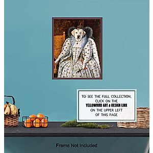 Renaissance Labrador Retriever Wall Decor - 8x10 Home Art Print for Bedroom, Living Room, Veterinarian, Vet Office - Gift for Dog, Puppy, Black, Yellow, Chocolate Lab Fans, Hunters