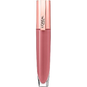 L'Oreal Paris Glow Paradise Hydrating Tinted Lip Balm-in-Gloss with Pomegranate Extract & Hyaluronic Acid, Ultra-Gentle, Non-Sticky Formula, Feathery Fleur, 0.23 Fl Oz
