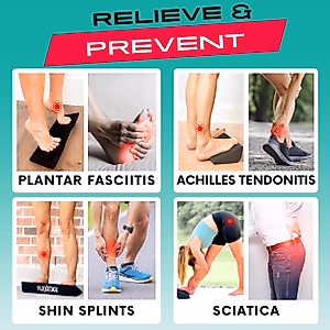 Slant Board for Calf Stretching | Balance Board Calf Stretcher for Plantar Fasciitis Relief,Achilles Tendonitis Relief,Shin Splint Relief,Squat Wedge