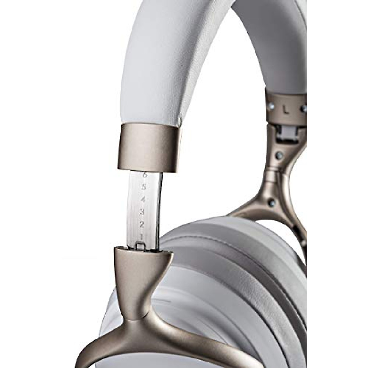 Denon AH-GC25W Premium Wireless Headphones with aptX Bluetooth | Hi-Res Audio Quality | Up to 30 hours of Wireless Use | Designed for Comfort | Battery-saving Auto-Standby Mode | White