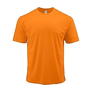 Paragon Youth Islander Performance T-Shirt, L, Neon Orange
