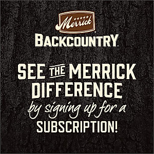 Merrick Backcountry Grain Free Premium Canned Dog Food, Variety Pack, Real Beef and Chicken Dinner Recipes - (Pack of 12) 9.5 lb. Cans