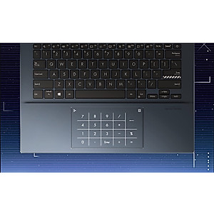 ASUS VivoBook Pro 14" OLED WQGXA (2880 x 1800) Slim Laptop, Intel Core i5-11300H up to 4.4 GHz, 16:10 400 nits 133% sRGB Pantone, Harman/Kardon, Backlit, Thunderbolt 4 (8GB RAM | 256GB PCIe SSD)