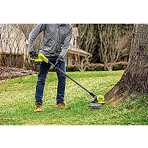 RYOBI ONE+ HP 18V Brushless 13 in. Cordless Battery String Trimmer with 4.0 Ah Battery and Charger