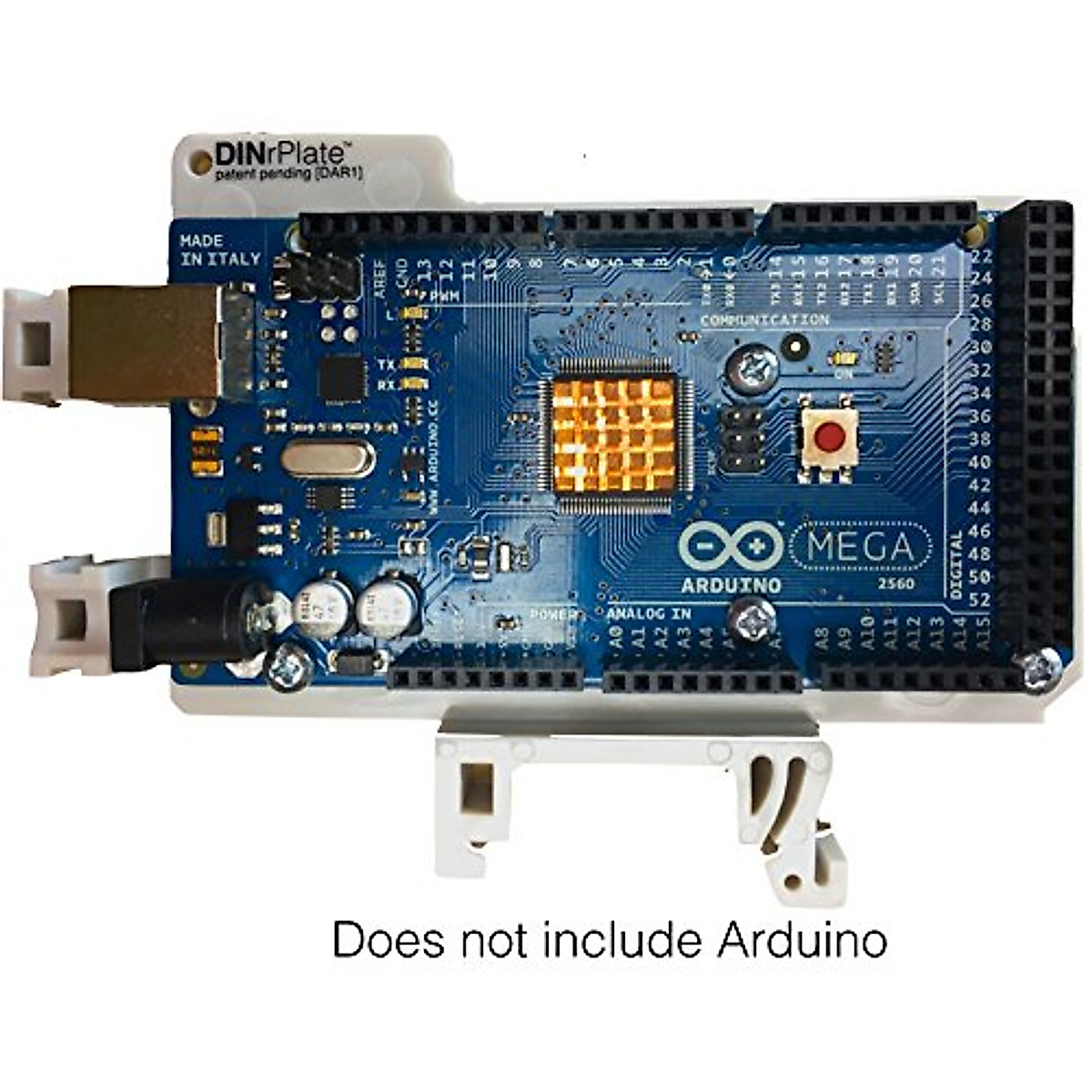 DIN Rail Mount for Arduino UNO/Mega (3-Pack)