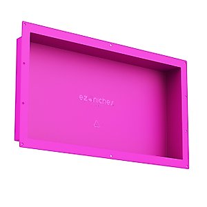 EZ-NICHES - USA - Ready for Tile Niche Preformed Bathroom Recess It Shower Shampoo Shelf (16" X 32")