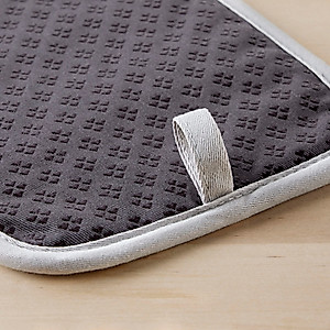 KitchenAid Asteroid Pot Holder 2-Pack Set, Charcoal Grey, 7"x10"