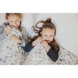 Copper Pearl Jumbo Premium Knit 3 Layer Stretchy Throw Blanket Eclipse