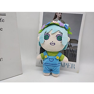 WOLONGLO Omori Plush Toy Stuffed Doll Pillow Anime Characters Cartoon Merchandise Props Game Characters Plush Toys for Game Lovers. (Blue)
