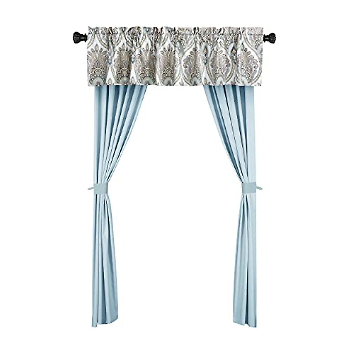 Chic Home Vivaldi 20 Piece Comforter Set Medallion Quilted Embroidered Design Complete Bag Bedding, King, Green