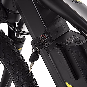 ROYCE UNION RTE 26” Electric Mountain Bike, Pedal Assist to 20MPH, Matte Black, 8 Speed, Removable 36V 10.4AH Lithium Battery