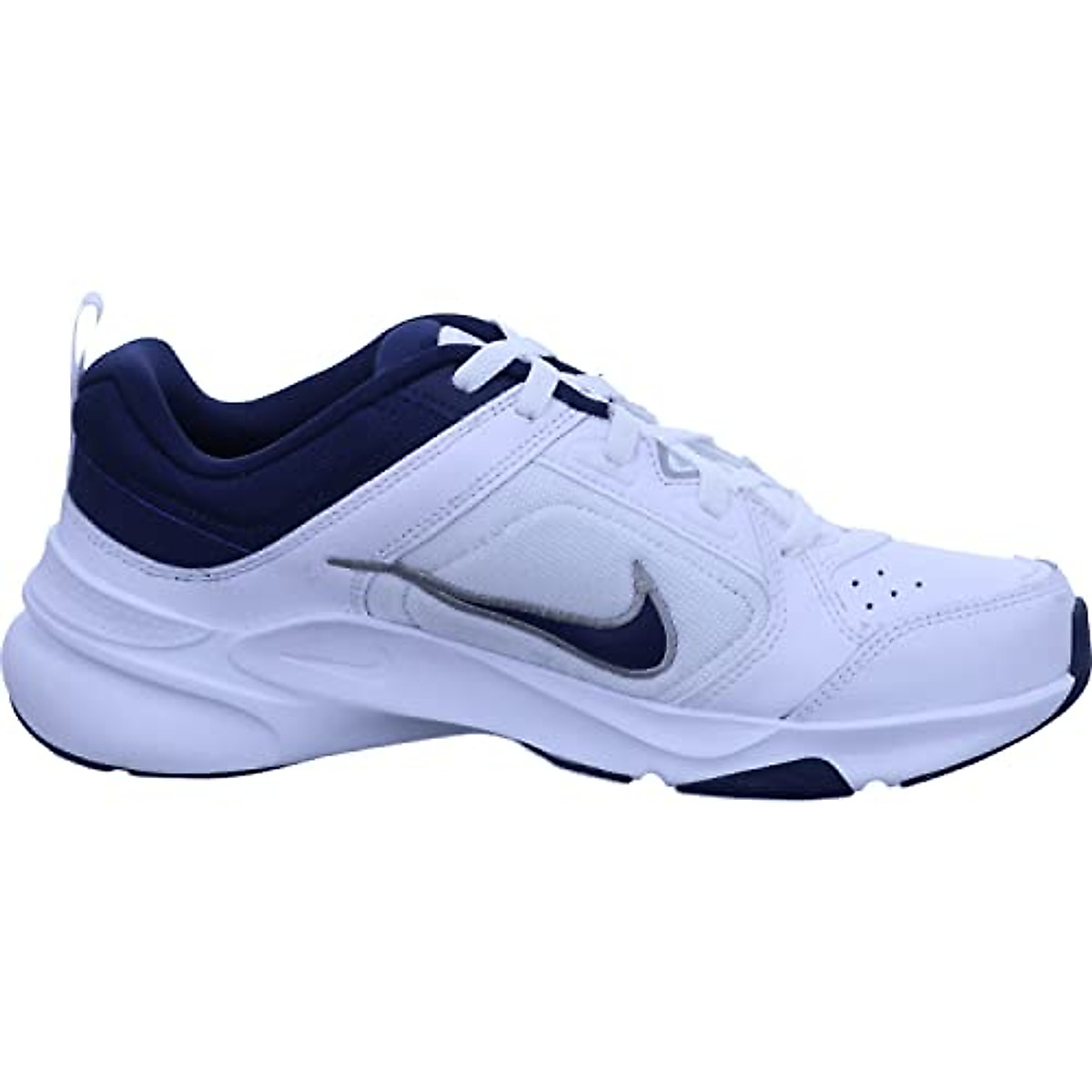 Nike Men's Gymnastics Shoes, White Midnight Navy MTLC Silver, 11 US
