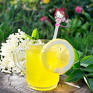 10 mm Straw Toppers for Stanley Cup, 6 Pcs Cartoon Straw Cover Cap for Stanley Tumbler, Reusable Cute Straw Covers for Stanley 30 Oz 40 Oz