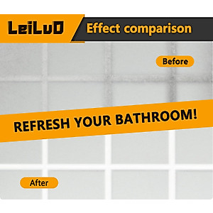 LEILUO Oscillating Multi Tool Blades 5 Pack Diamond Multitool Blades for Grout Removal Fit DeWalt Milwaukee Makita Ryobi and More