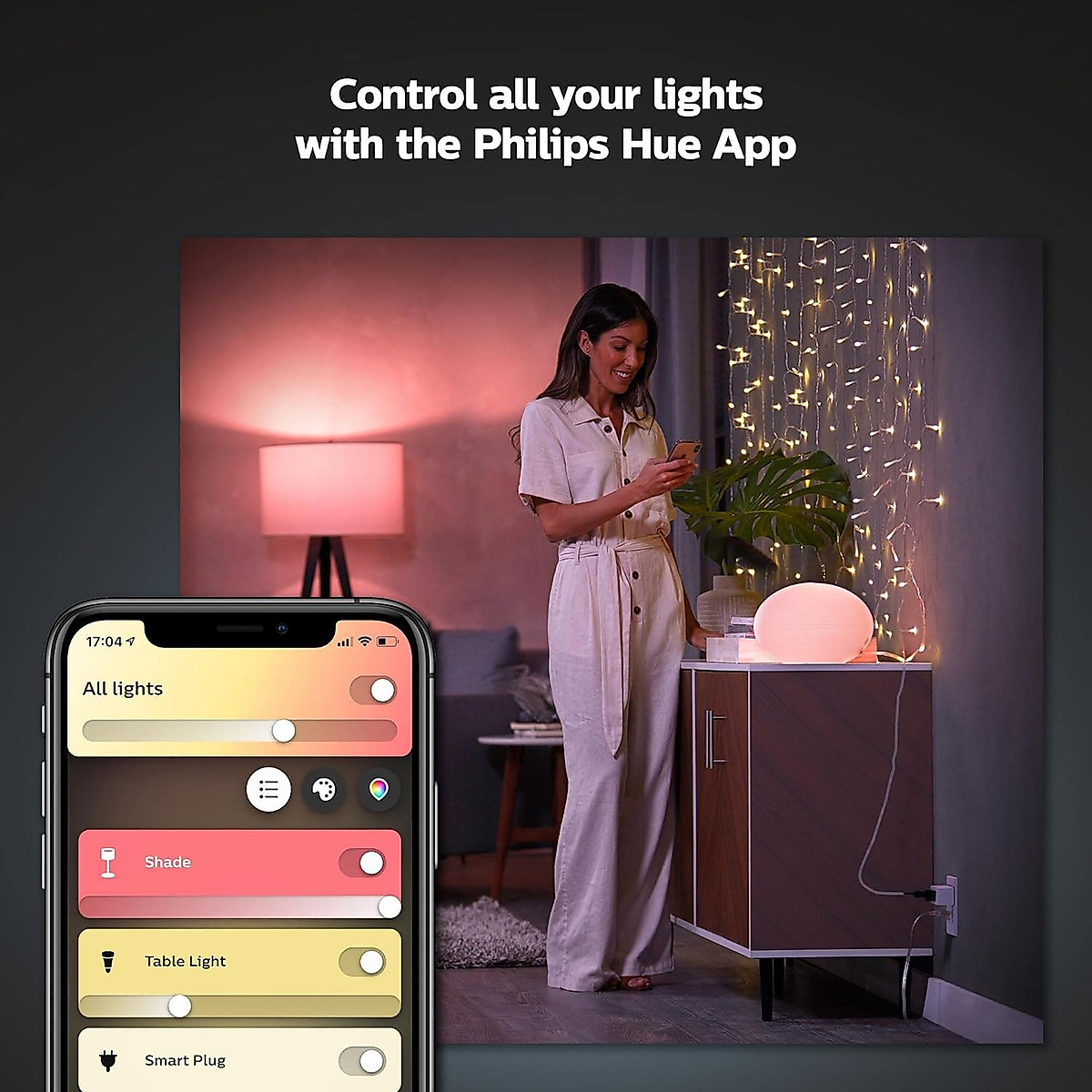 Philips Hue Smart Plug, Instantly Makes Any Plug Smart and Controllable with Hue App, Works with Alexa, Apple HomeKit and Google Assistant, Bluetooth Compatible, 1-Pack, White