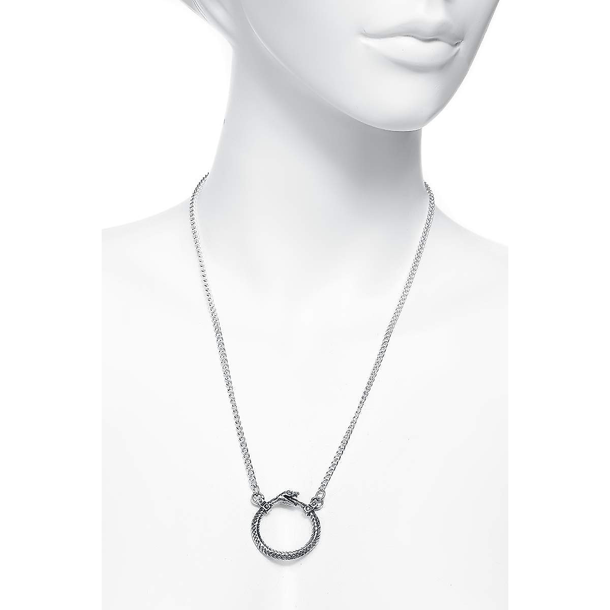 Alchemy of England Sophia Serpent Necklace Silver