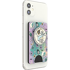 PopSockets Phone Wallet with Expanding Phone Grip, Phone Card Holder - Sally's Deadly Nightshade