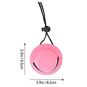 balacoo Small Pet Bowtie Hamster Hat and Bowtie Guinea Pig Black Cap Bow Tie Cool Pet Small Animal Outfit Cosplay Suit for Rats Sugar Glider Chinchilla Ferret Hedgehogs Hamster Top Hat