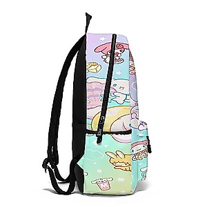KGEVOCL Cartoon Laptop Bag Cute Lightweight Waterproof Bookbag Christmas Birthday Gifts Bookbag for Women Fashion Leisure Bag, Pink