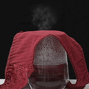 LEVAO 6 Pack G-String Thongs for Women, Cotton Panties Stretch T-back Tangas Low Rise Hipster Underwear,XL