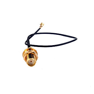 2.4G WiFi Antenna 3DBI Gain Antennas with 16cm Cable U.FL to Female SMA for Arduino CC3000 ESP8266 (3)