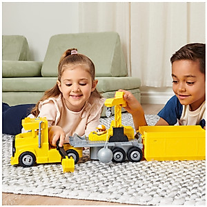 Paw Patrol, Mighty Pups Charged Up Chase Transforming Deluxe Vehicle Preschool Toy