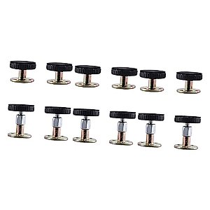 Holibanna 3pcs Bed Shake stabilizer Bed Anti Tool Threaded Bed Frame Bed Frame Anti Collision Stop Mattress Tool Bed Frame Fixer Bed Wall Stopper Wall Door Stopper Hardware Adjustable Iron