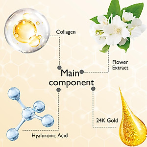 Adofect 25 Paris Under Eye Patches 24k Gold Under Eye Mask for Puffy Eyes and Dark Circles Treatments, Under Eye Bags Treatment Collagen Gel Pads for Beauty & Personal Care, Gold