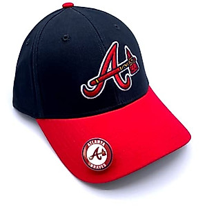 Fan Favorite Officially Licensed Atlanta Baseball Team Tomahawk Embroidered MVP Adjustable Hat Multicolour One Size