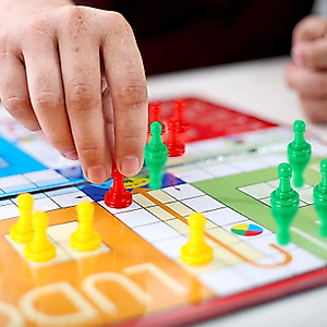 128 Pieces 1 Inch Multicolor Plastic Pawns Chess Pieces Game for Board Games, Tabletop Markers, Arts and Crafts