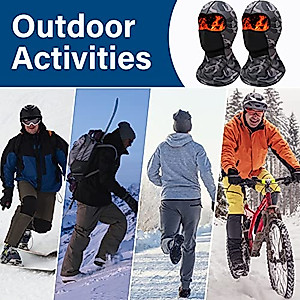 Bodvera 2 Pack Balaclava Winter Ski Mask for Men Women Windproof Warm Face Mask for Skiing, Snowboarding, Motorcycle Riding