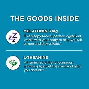 OLLY Relaxing Sleep Fast Dissolve Tablets, 3mg Melatonin, Vegan, Apple Berry - 30ct