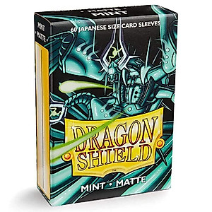 Dragon Shield Matte Mini Japanese Mint 60 ct Card Sleeves Individual Pack