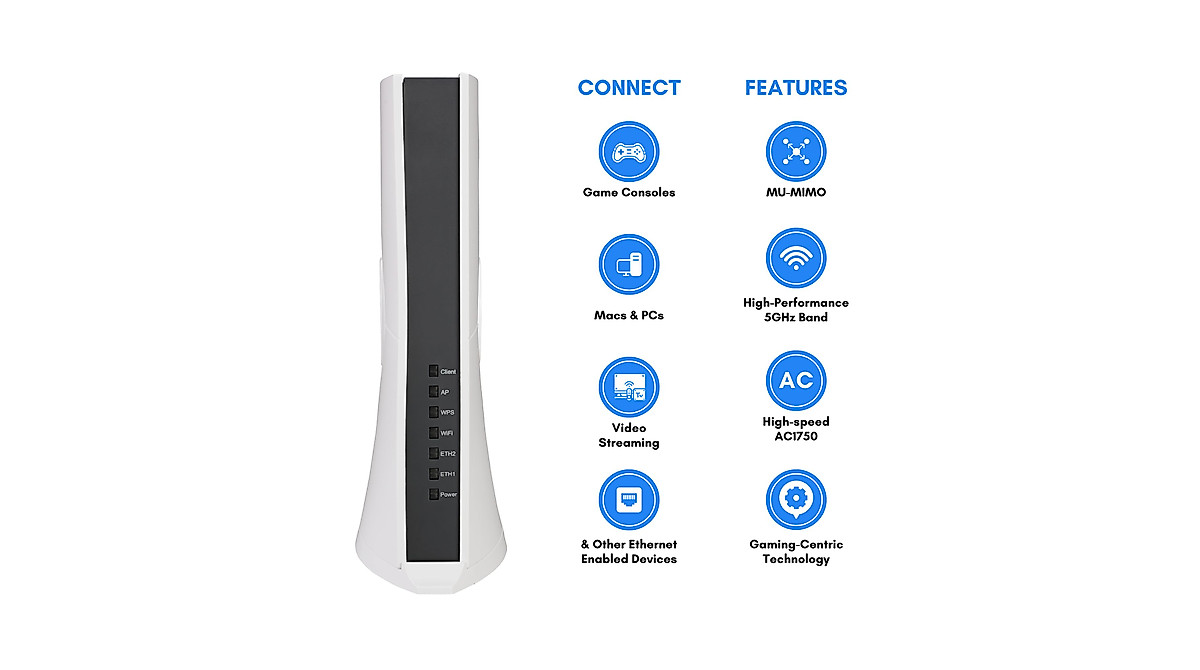 NexusLink Gaming Router Extender for Optimal Play & Streaming