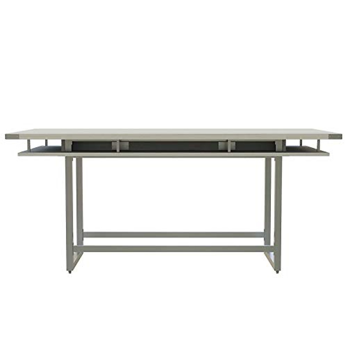 Safco Mirella Conference Table, Standing-Height, 8 ft