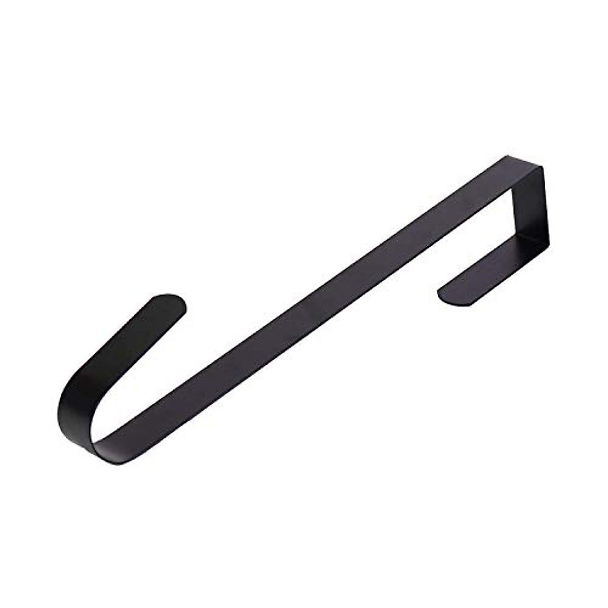 Sattiyrch Fall Wreath Hanger for Front Door 15in,Long Metal Autumn Xmas Wreath Hook,Black ...