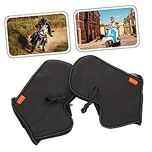 Kisangel 1 Pair Sun Protection Handle Motorcycle Riding Gloves Motorcycle Gloves Sun Protection Gloves Riding Hand Warmer Scooter Hand Bar Mittens Warm Winter Gloves Warm Motorcycle Gloves