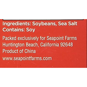 Seapoint Farms Edamame Dry Roasted Lightly Salted, 8 - 0.79 oz Snack Packs (6.35 oz Net Wt.) - Pack of 2
