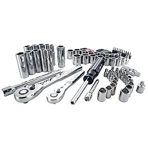 CRAFTSMAN Mechanics Tool Set, SAE/Metric, 1/4-Inch Drive, 83-Piece (CMMT12021)