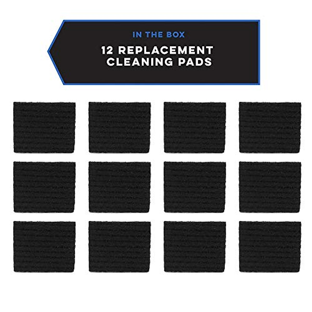 Kingsford GrillMate Grill Cleaner Replacement Pads Twelve Count Sturdy, Non-Metal Bristles