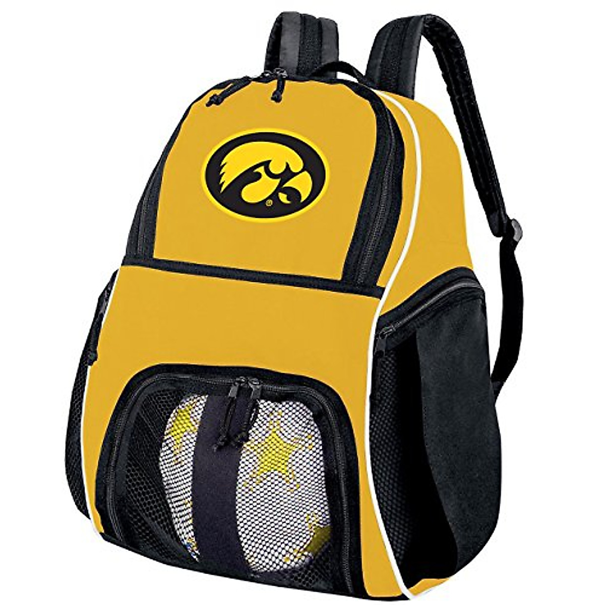 Broad Bay University of Iowa Soccer Ball Backpack or Volleyball Backpack - Practice or Travel