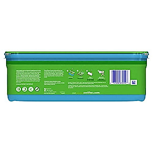 Swiffer Sweeper Wet Mopping Cloths, Multi-Surface Floor Cleaner with Gain Original Scent, 24 Count