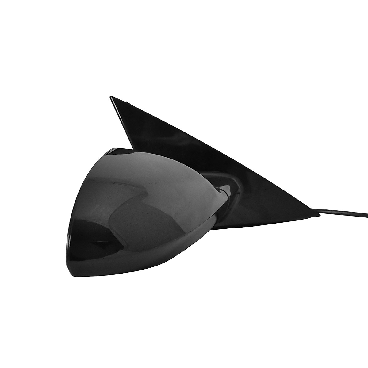 Dependable Direct Right Passenger Side Mirror for Chevy Impala (2006-2013), Impala Limited (2014 2015 2016) Unpainted Power Operated Non-Heated Non-Folding Door Mirror - GM1321306 - Side View Mirror