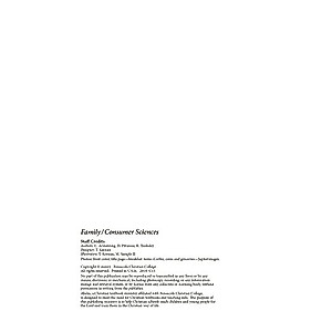 Family and Consumer Sciences