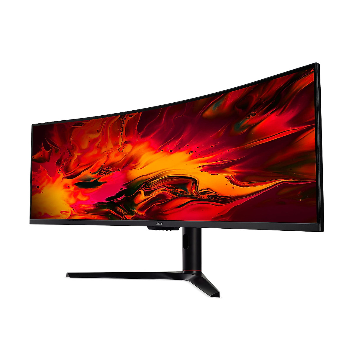Acer EI491CUR Sbmiipphx 49" 1800R 32:9 Curved DQHD (5120 x 1440) Zero-Frame Gaming Monitor | AMD FreeSync Premium | Up to 120Hz | 4ms | 94% DCI-P3 | 2 x Display Port v1.4, 2 x HDMI 2.0 & 1 x Audio Out