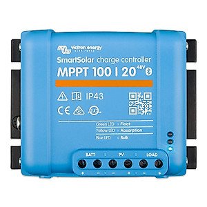 Victron Energy SmartSolar MPPT 100V 20 amp 48-Volt Solar Charge Controller (Bluetooth)
