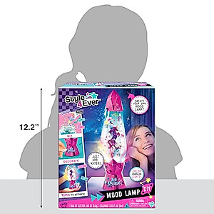 Canal Toys Style 4 Ever DIY Mood Lamp - Customizable Bubble Lamp with Color-Changing LED Lights, Glittery Bubbles, and Swirling Beads. Ages 6+