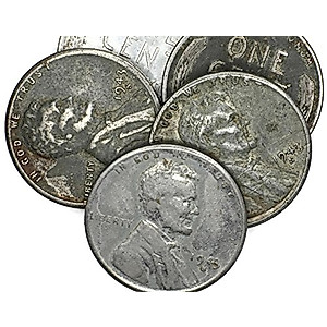 1943 S War Time Steel Lincoln Wheat Penny Good